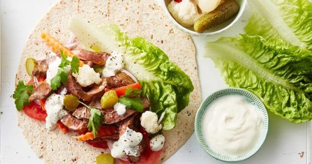 Turkish wraps with garlic sauce recipe | LEBANESE RECIPES