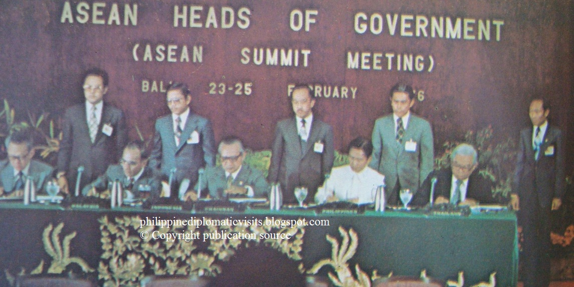Philippine Diplomatic Visits: ASEAN Summit Indonesia 1976