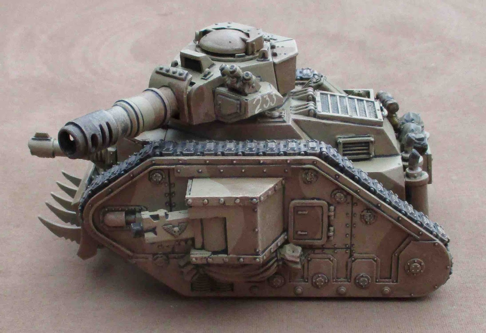 Tim's Miniature Wargaming Blog: Tallarn Leman Russ Battle Tank