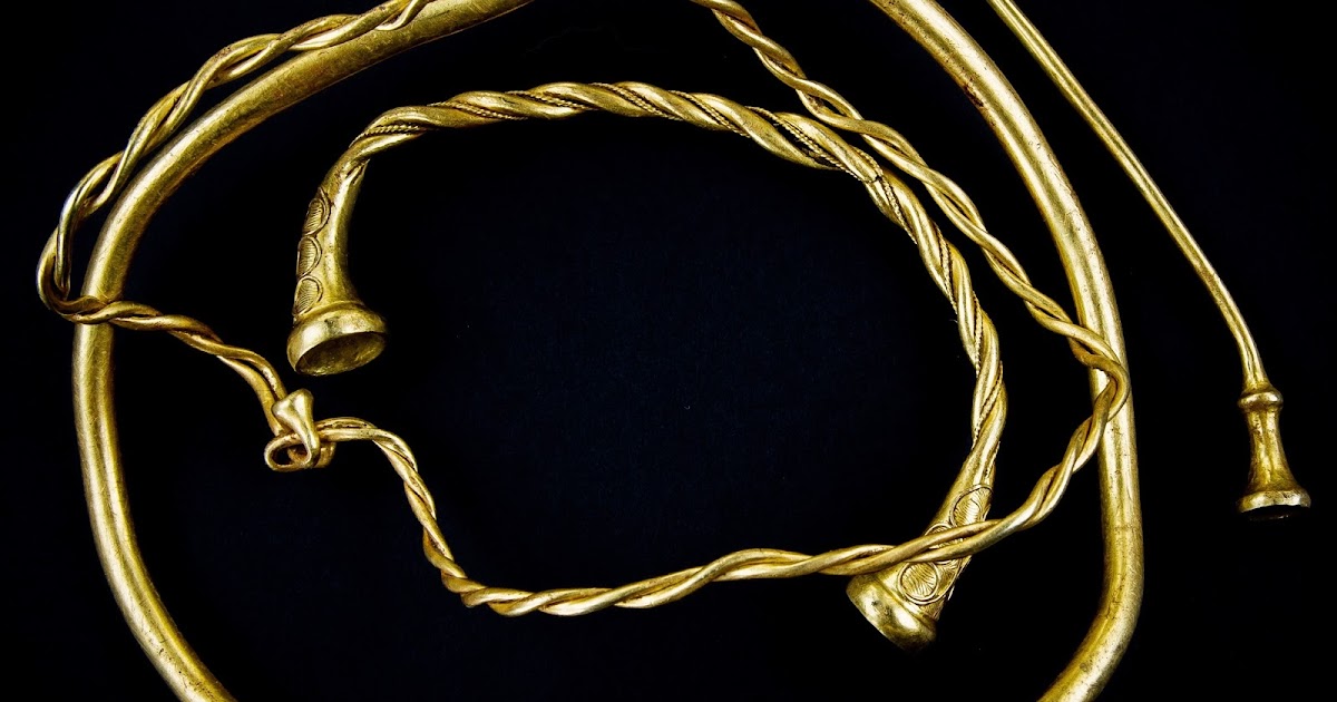 daily timewaster: Hoard of four Celtic gold torcs unearthed in ...