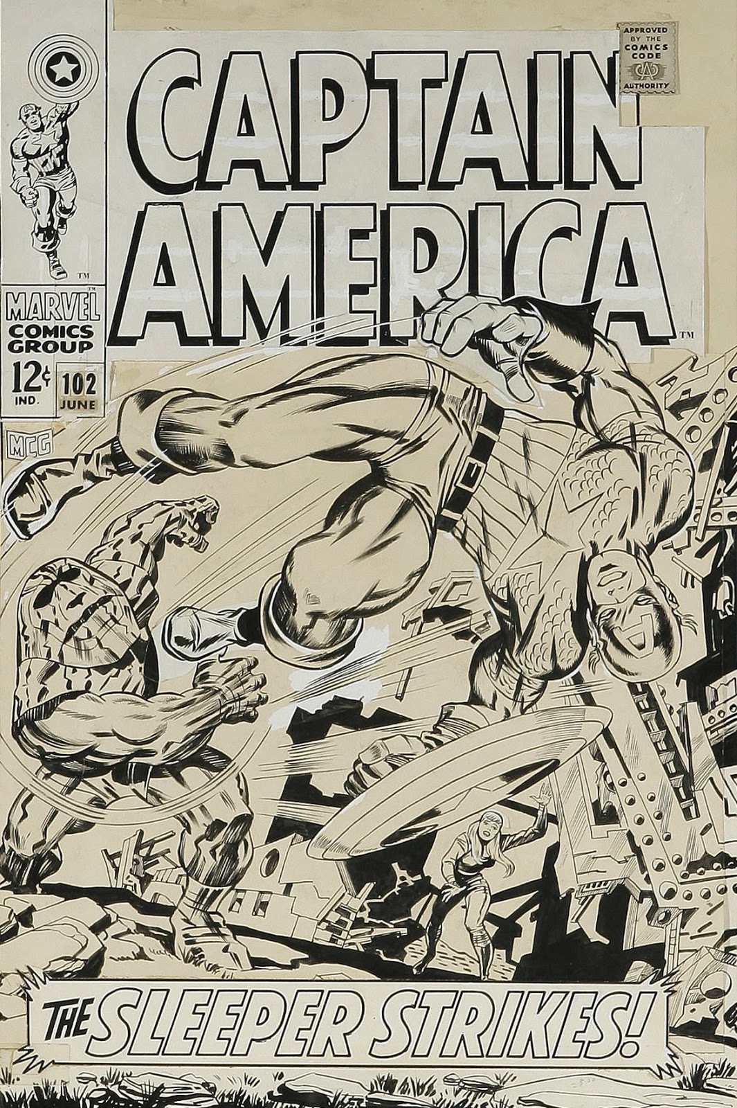 Cap'n's Comics: Cap'n America #102 Cover by Jack Kirby