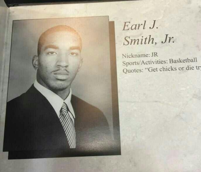 The Basketball Machine: J.R. Smith's high school yearbook quote was ...