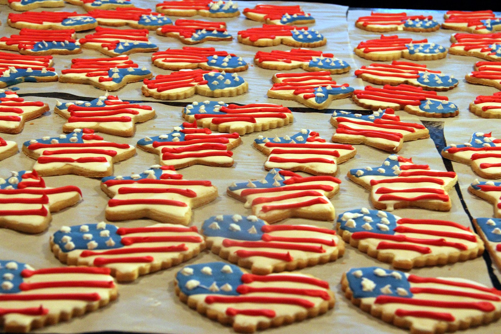 Priscillas: Flag cookies