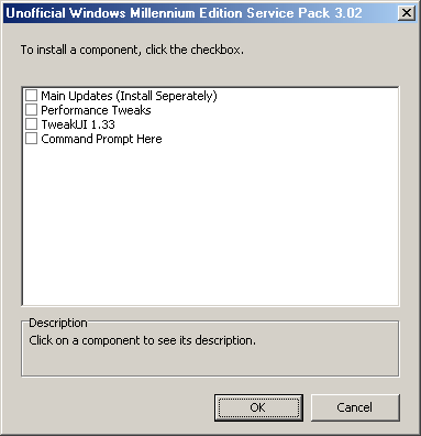 Windows ME Service Pack 1.05 | Operating System Revival