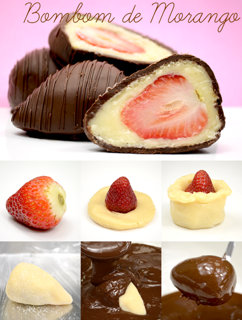 VIDA & MAGIA: RECEITAS GOSTOSAS - BOMBOM DE MORANGO