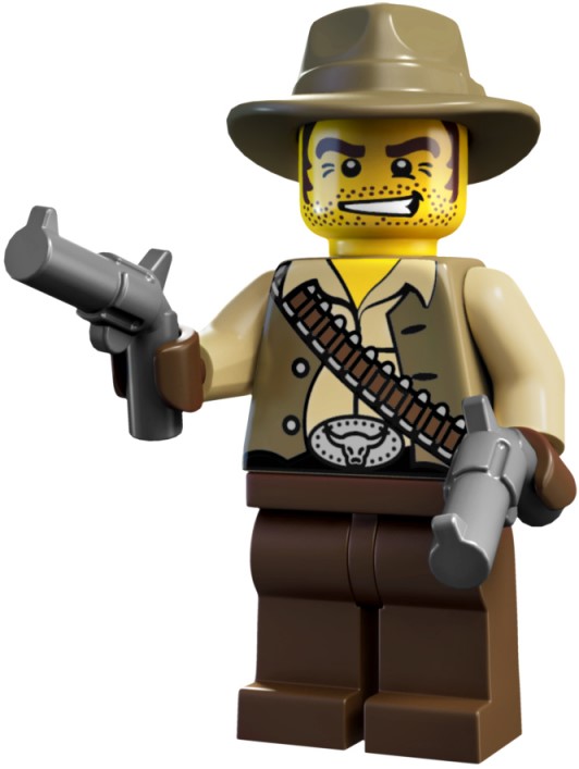 Lego Mini Figures: Lego 8683 Series 1 Minifigure: Cowboy