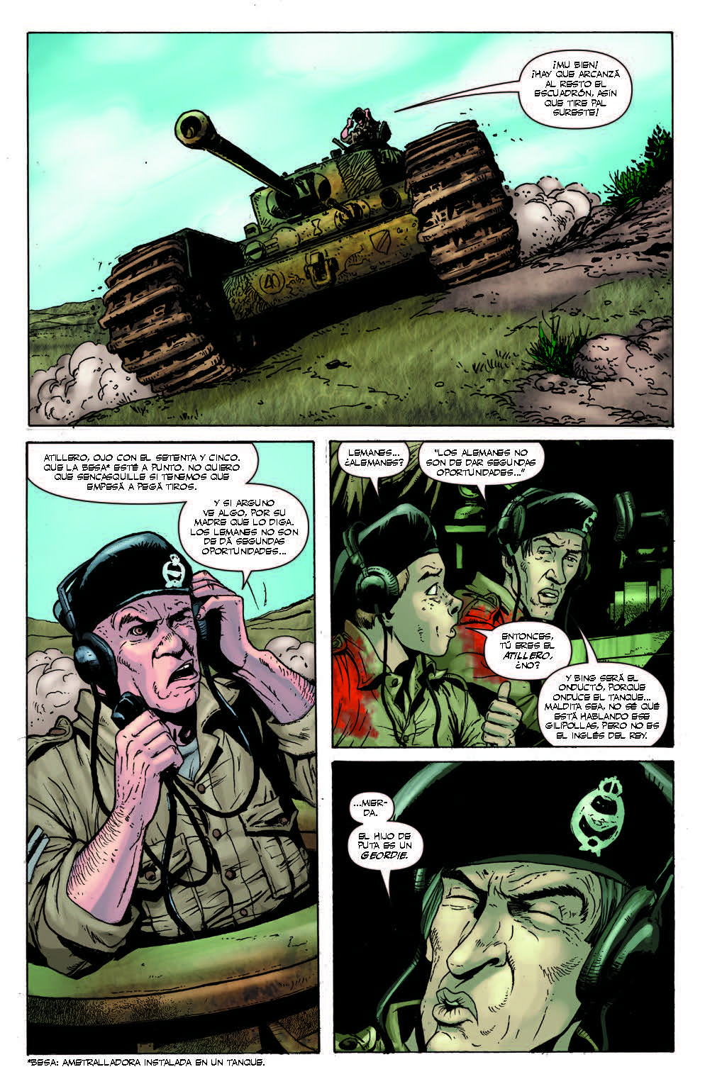 Cómic: Reseña de "Battlefields vol. 3: Los Tanquistas" de Garth Ennis [Aleta Ediciones].