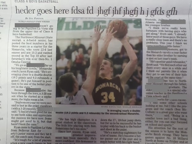 Hey, I'm Jesslyn.: Worst Magazine and Newspaper Layout Disasters / Research