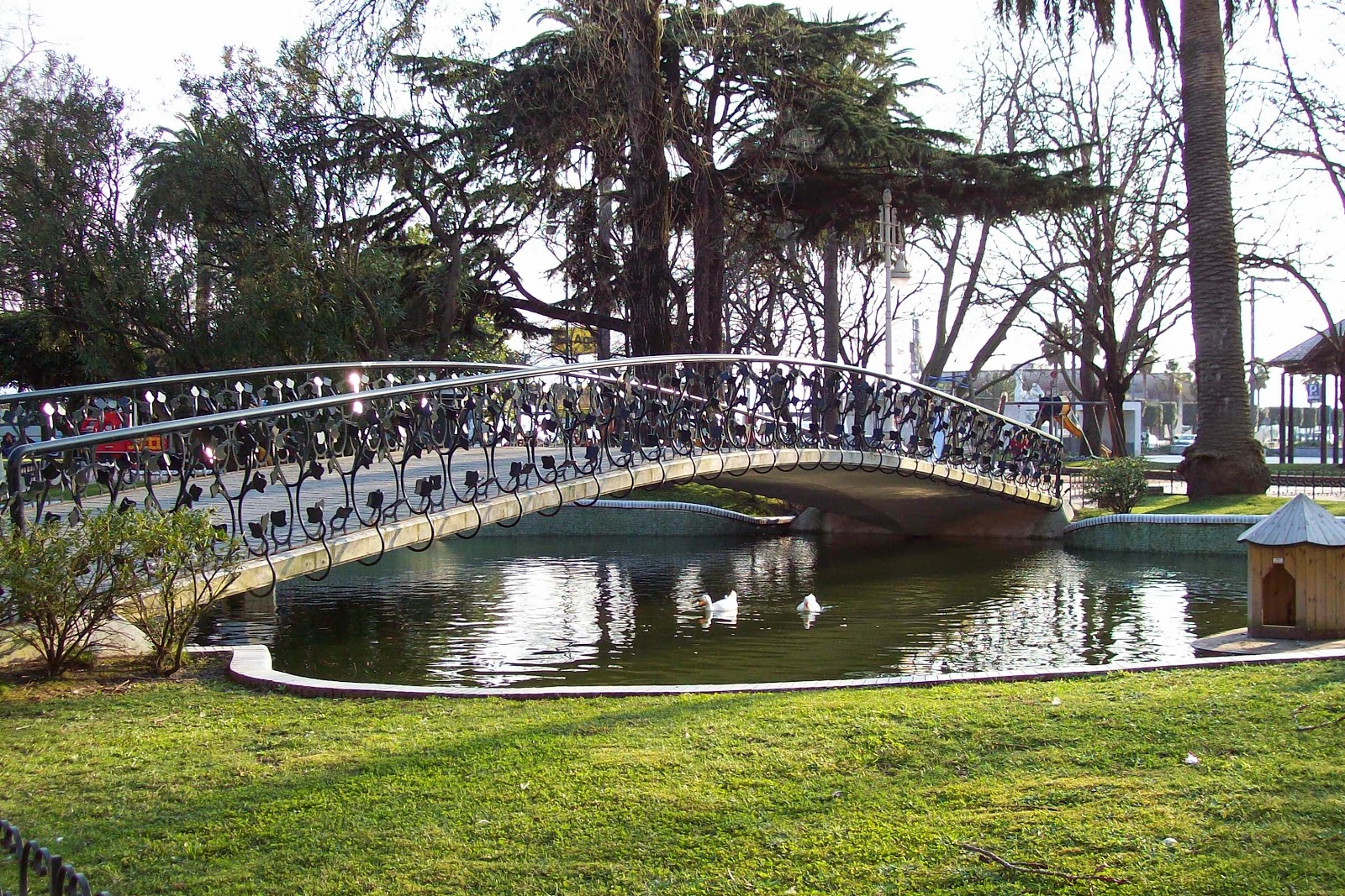 Escenas de Santander: Los Jardines de Pereda