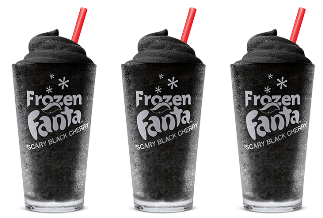 Burger King Reveals New Scary Black Cherry Frozen Fanta Ahead of Halloween