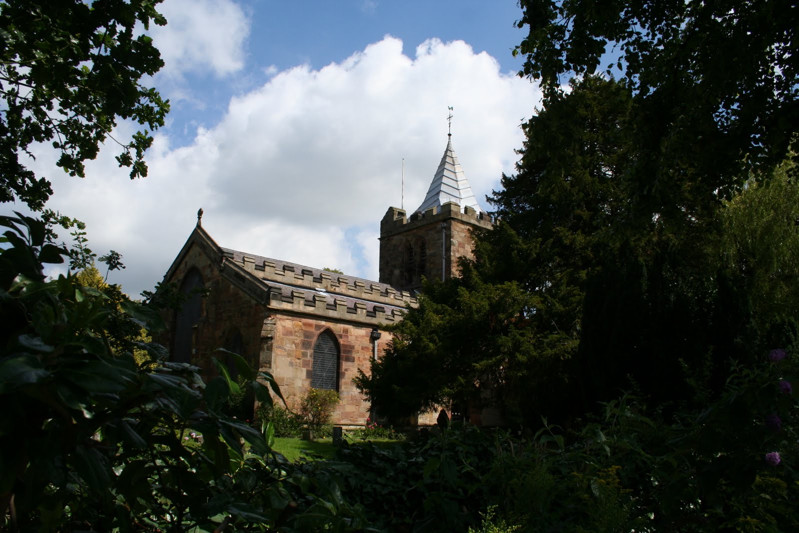 Around Chester: St Deiniol's Church, Hawarden - Outside