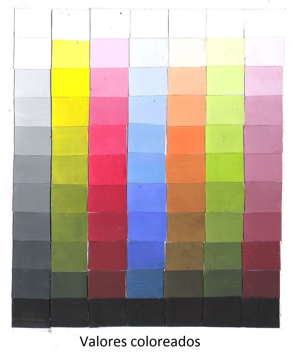 Teoría del Color UNR: Valores Coloreados