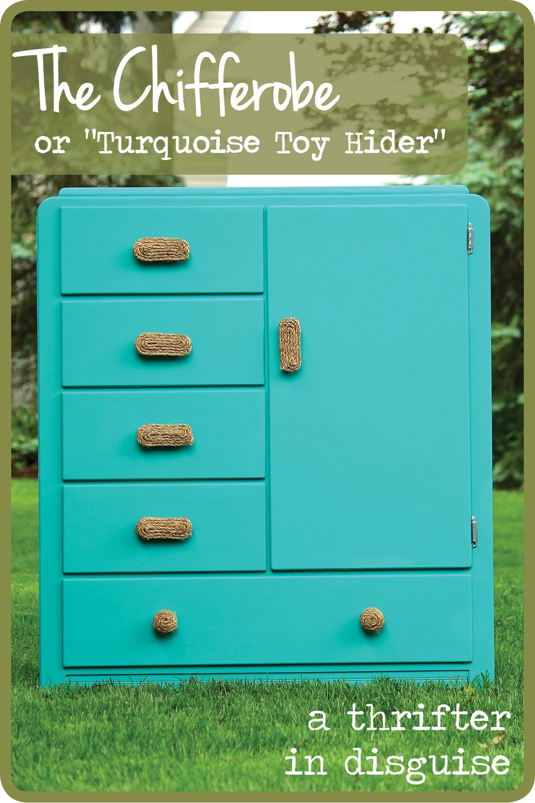 A Thrifter in Disguise: Vintage Chifferobe for Toy Storage