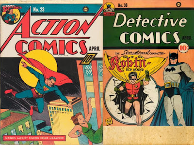 Dave's Comic Heroes Blog: When Did Action Comics Overtake Detective Comics