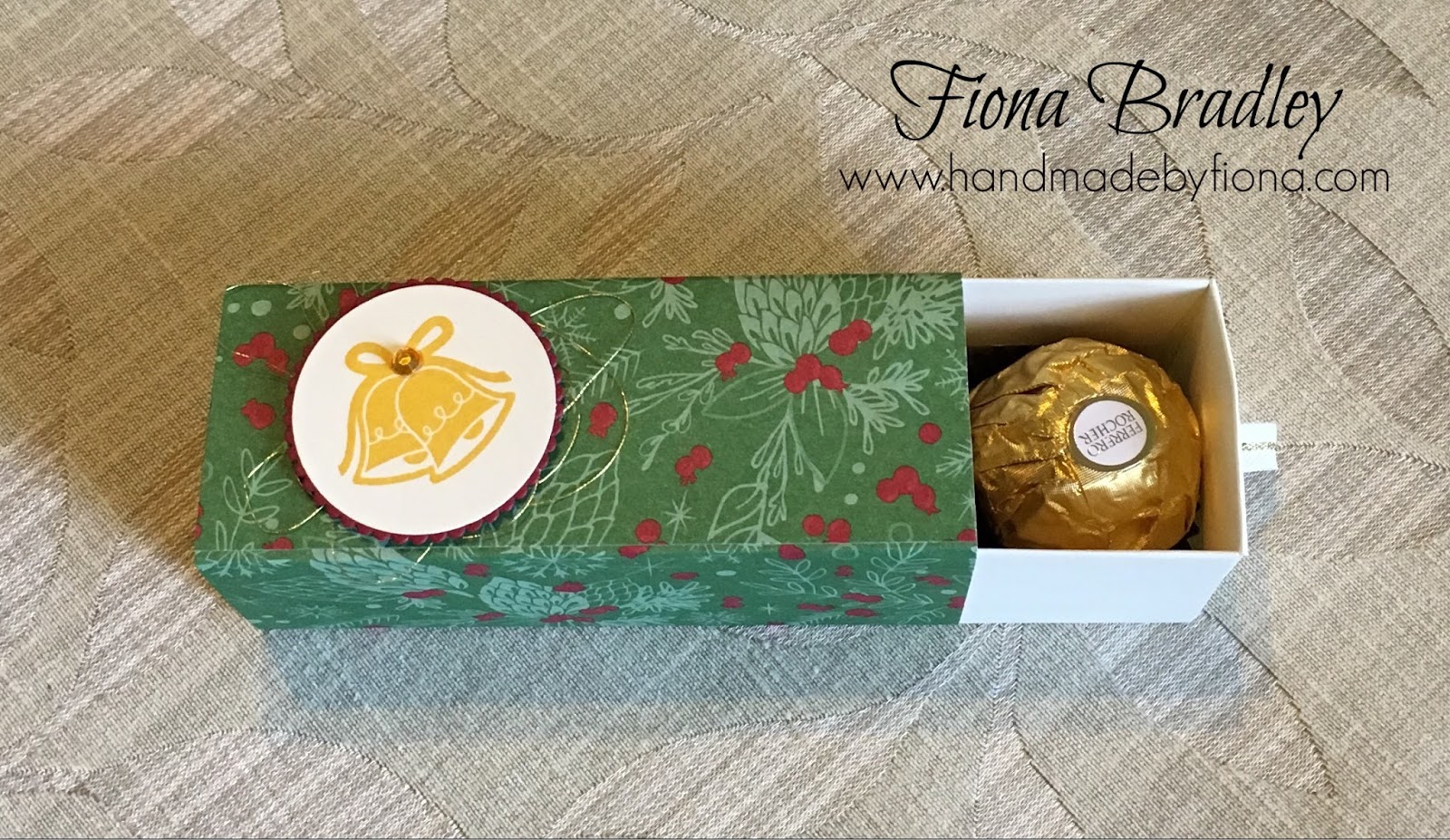 Ferrero Rocher Christmas Treat Boxes - Handmade by Fiona