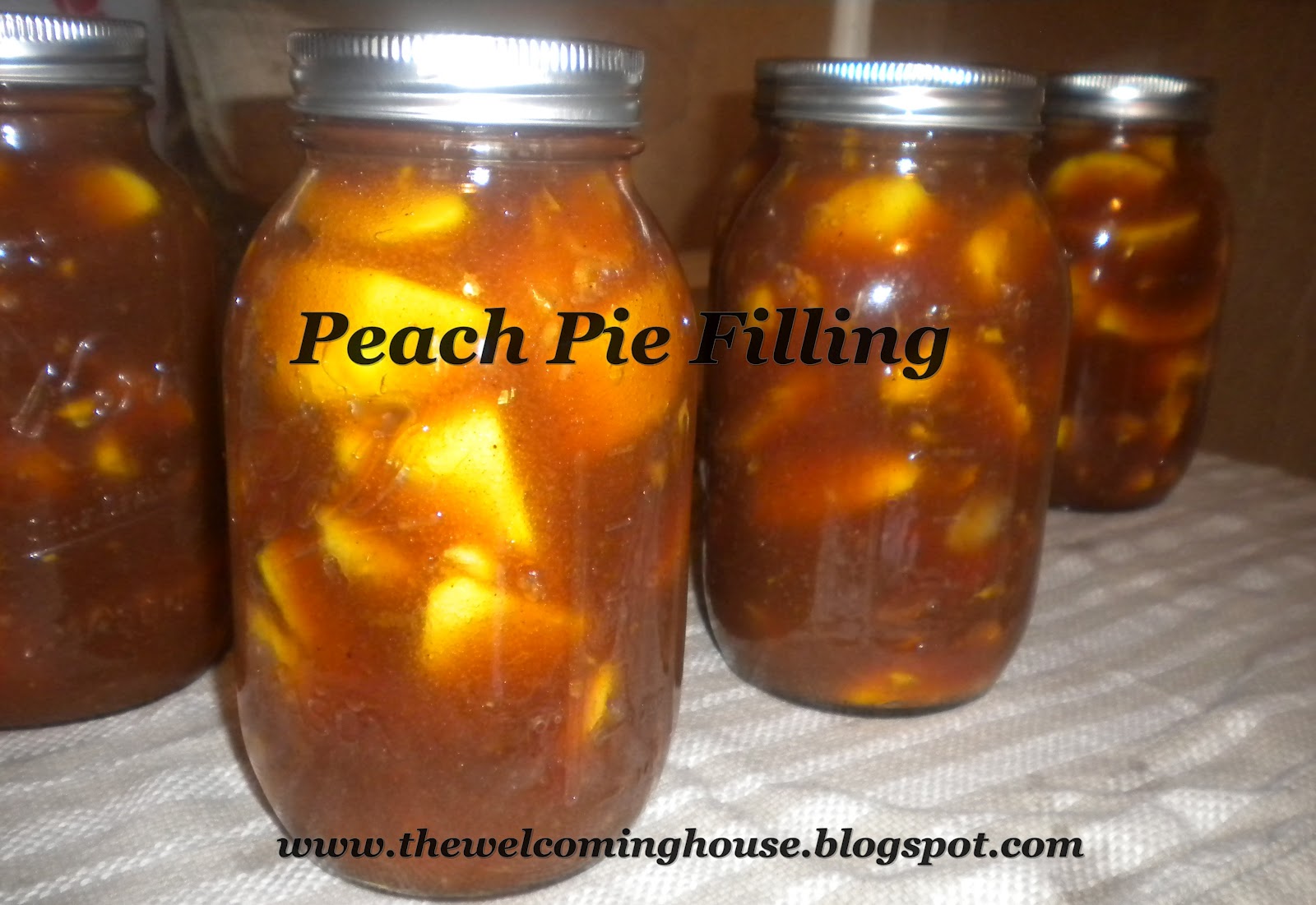 More Peach-y Goodness-A Canning recipe for Peach Pie filling - The ...