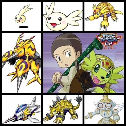 Cody e Armadillomon (Digimon Adventure 02) ~ MEU×DIGIMON