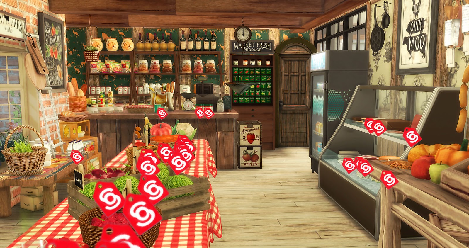 Sims 4 Farmer's Market 農莊的小市場 [Ruby Red Sims]
