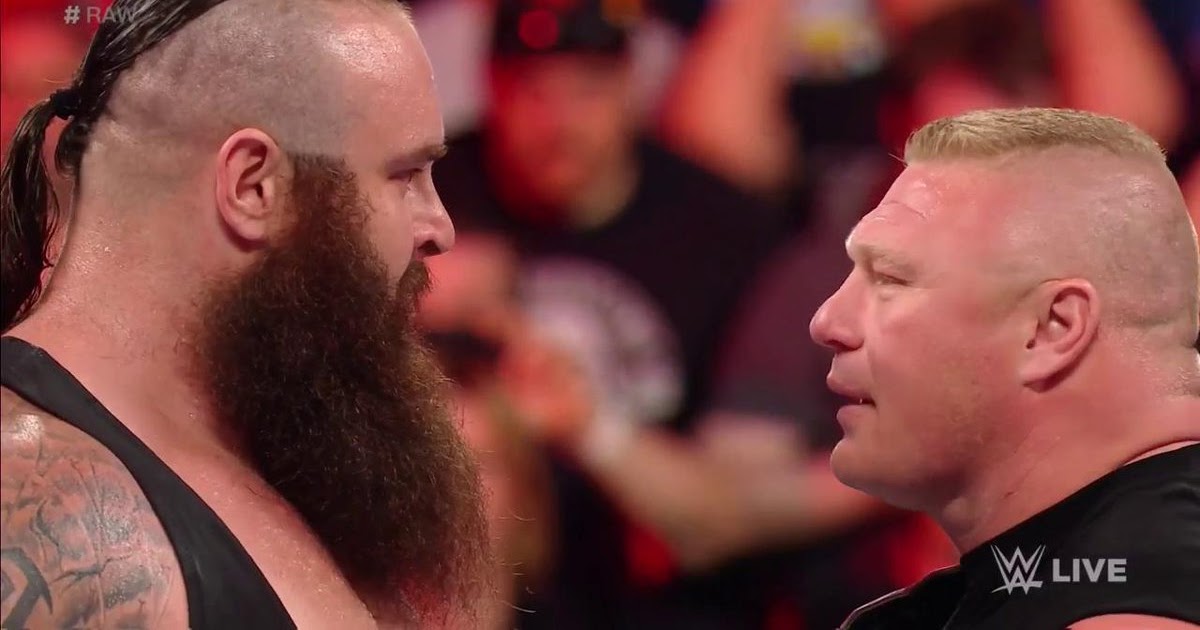 Plano original para Brock Lesnar vs Braun Strowman - Noticias de ...