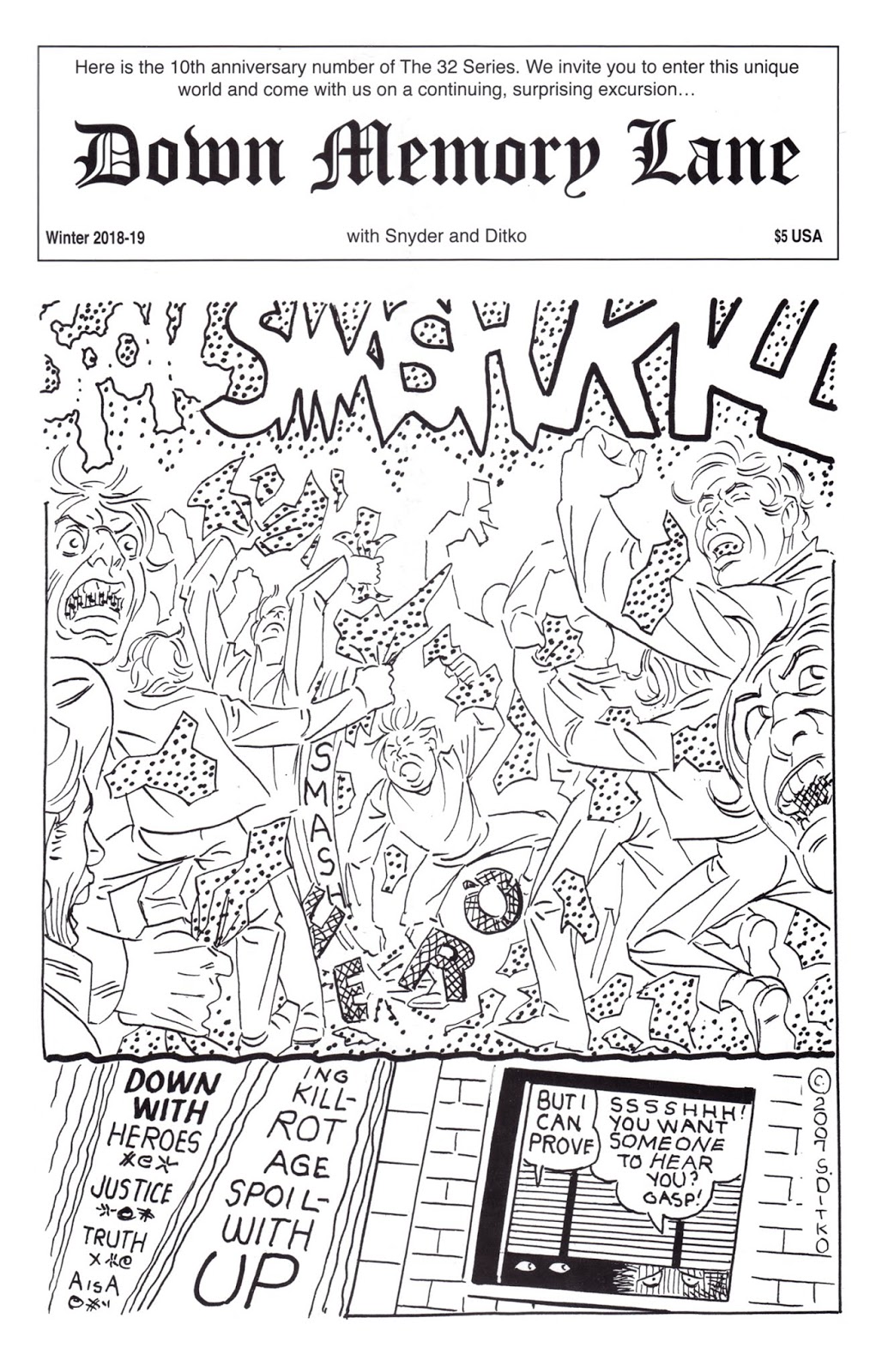 Ditko Comics: New Ditko - DOWN MEMORY LANE