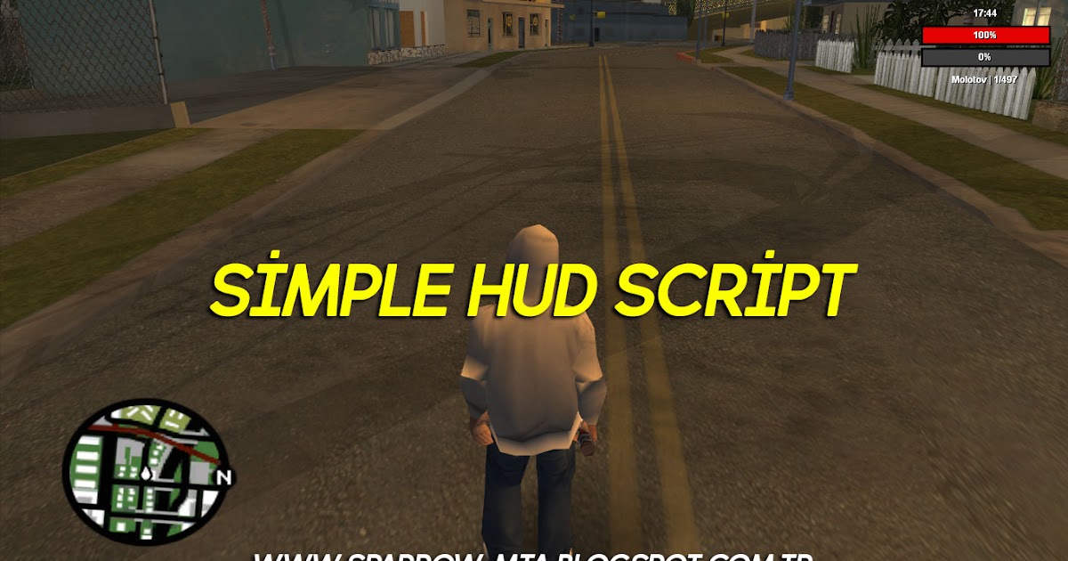MTA SA Simple HUD Script