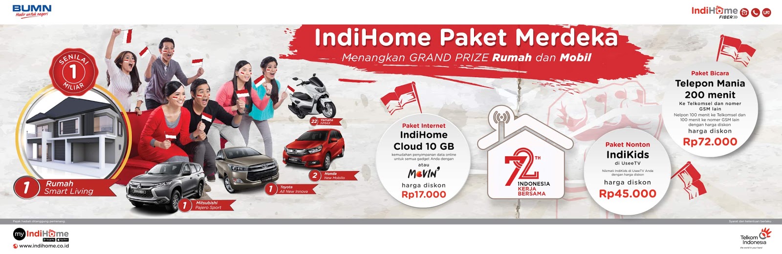 Indihome Batam Support: INDIHOME PAKET MERDEKA 2017