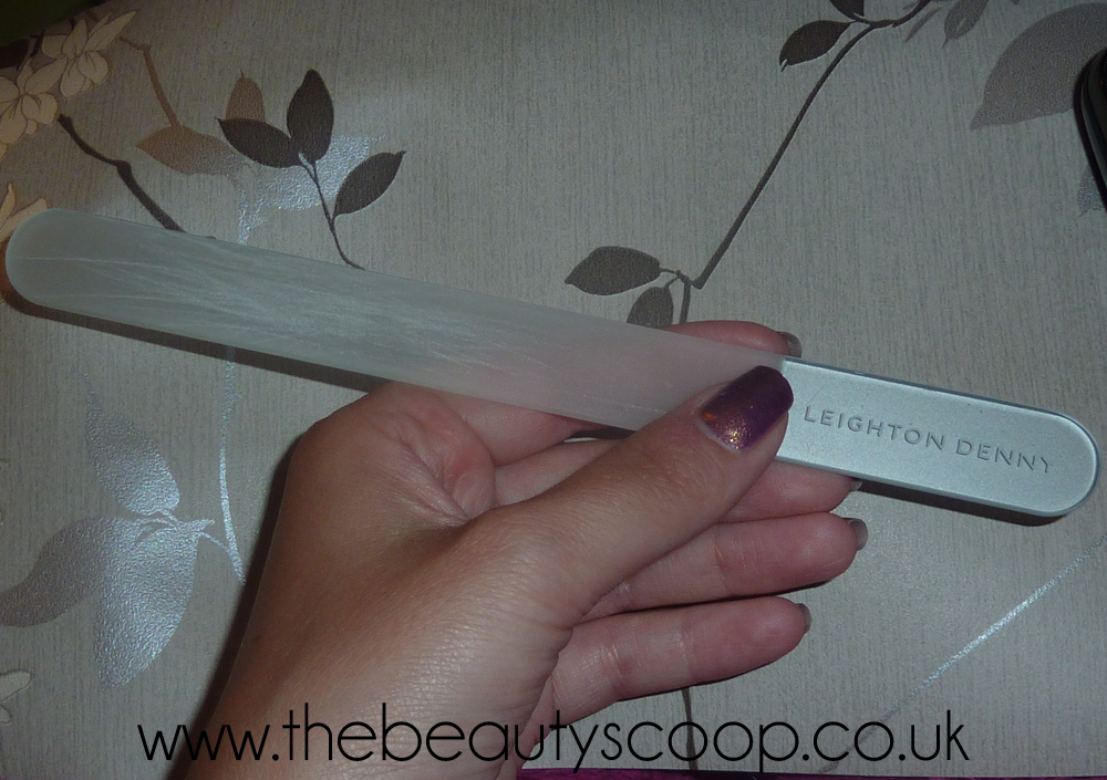 The Beauty Scoop!: Leighton Denny Large Crystal Nail File!