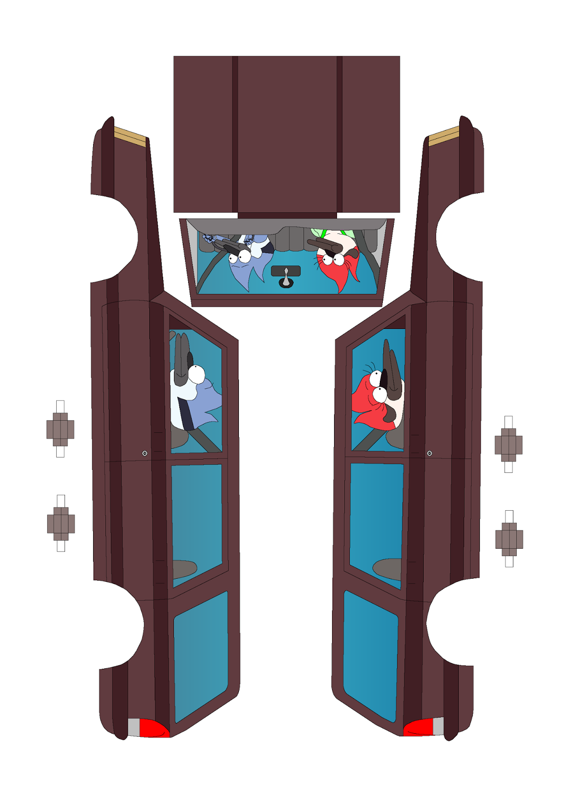 papermodelmatersexclusive's: new on regular show benson's park station ...