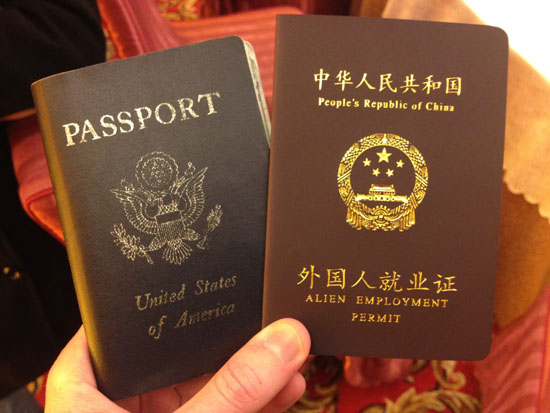 Chinese green card for Foreigners to work or life in China - View China ...