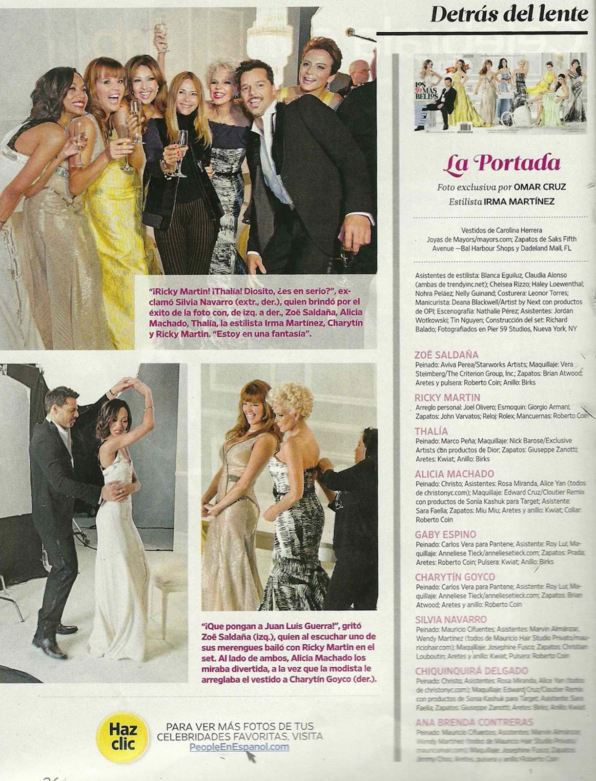 Seduccion Thalia: 3 Scans Mas de la revista People en Español Los 50 ...