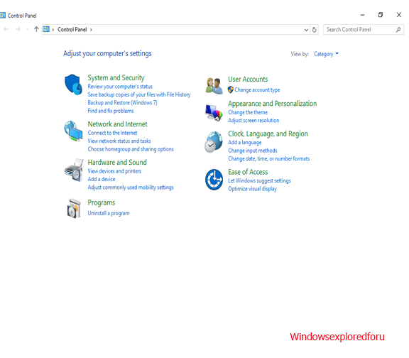 Logeshwaran.org: What is control panel in Windows 10 computer ...