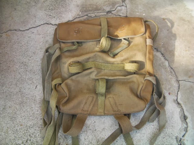 Webbingbabel: Japanese Imperial Army "Octopus Legs Backpack " - 蛸足背嚢