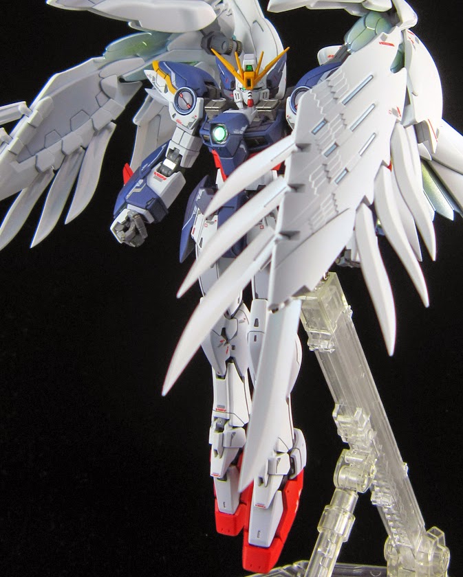 GUNDAM GUY: RG 1/144 Wing Gundam Zero Custom EW - Painted Build