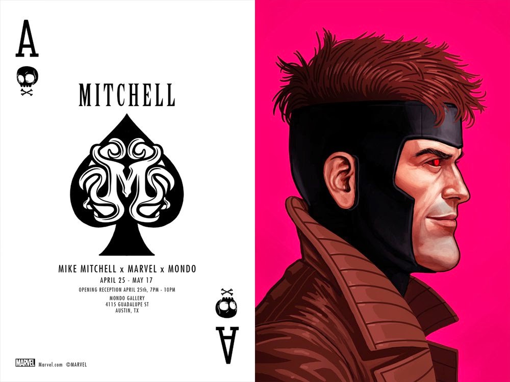 GeekMatic!: Mike Mitchell + Marvel at Mondo Art Gallery!