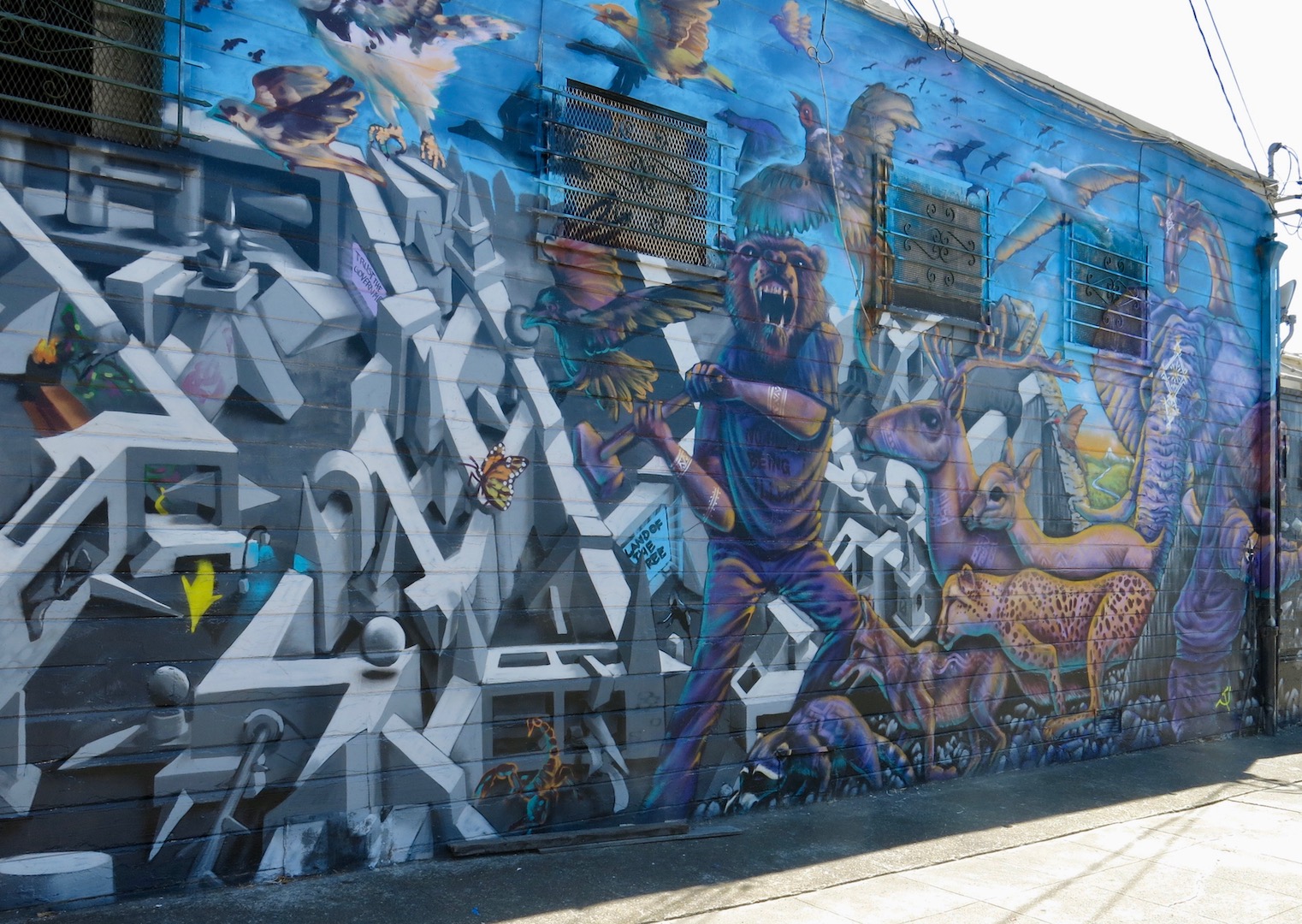 Oakland Daily Photo: Monday Mural: land of the free