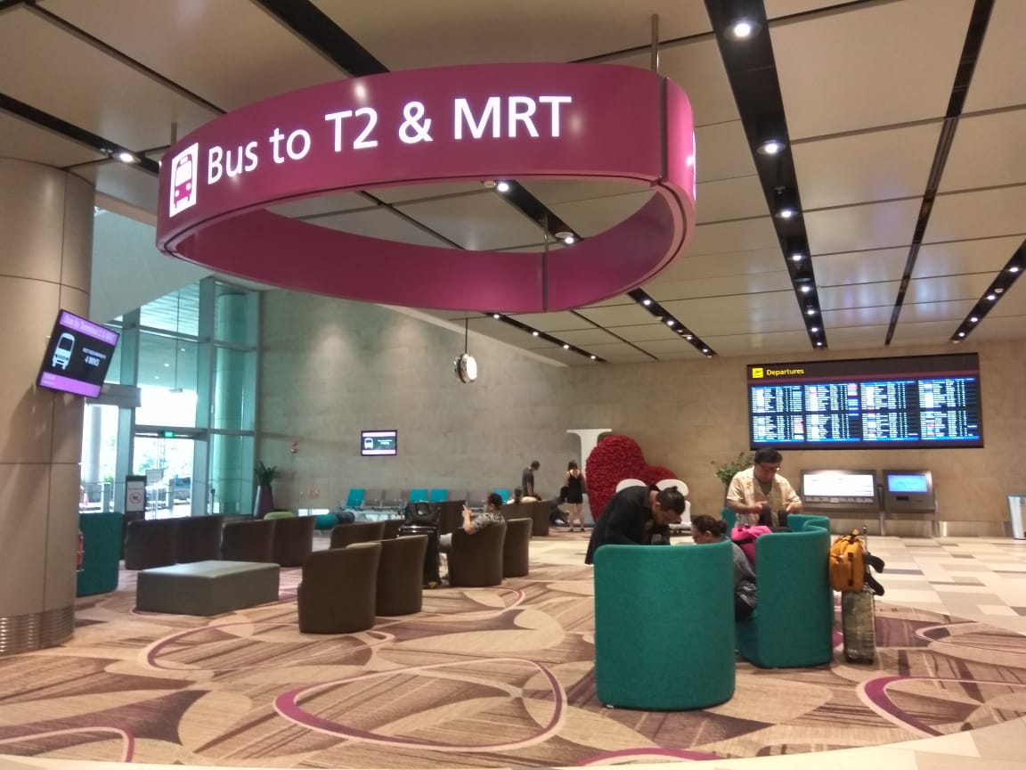 Cara Naik MRT dari Terminal 4 Changi Singapura