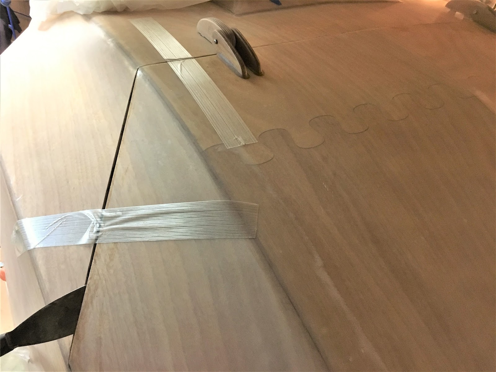 Building the CLC Teardrop Camper: Mounting Hinges for Doors and Galley ...
