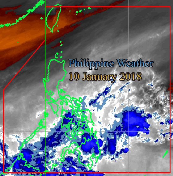 PAGASA Daily Weather Forecast for 10 January 2018. - PH Trending