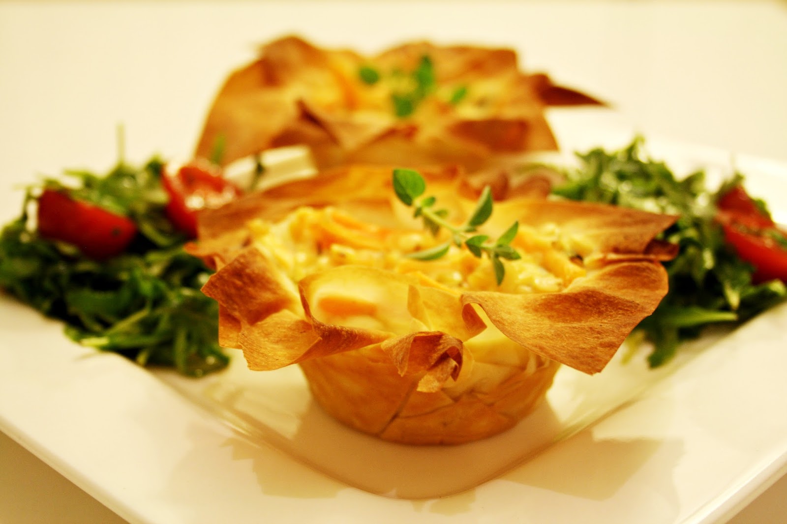 Sugar and Spice: Knusprige Filoteig-Törtchen mit Möhren und roten Linsen