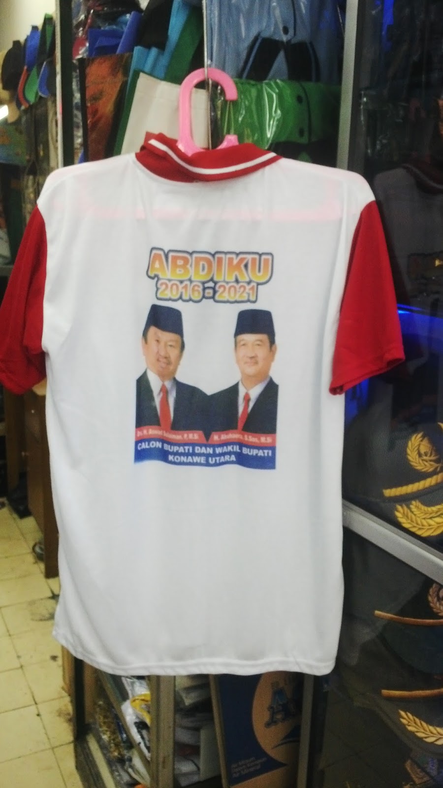 KAOS PARTAI JAHIT MOTIF BAHAN PE DOBEL (TC) DAN JEKET PARTAI - UDIN ...