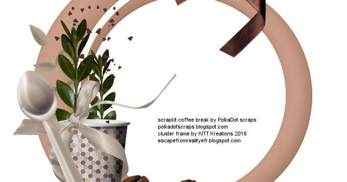 Escape From Reality Blog: FTU 'Coffee Break' Cluster & Cluster Frames