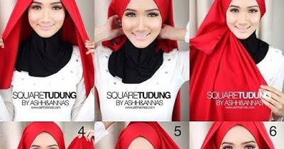 Tutorial Cara Memakai Hijab Instan