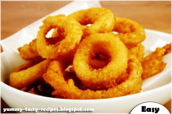 Yummy Tasty Recipes: Yummy Gold Onion Rings