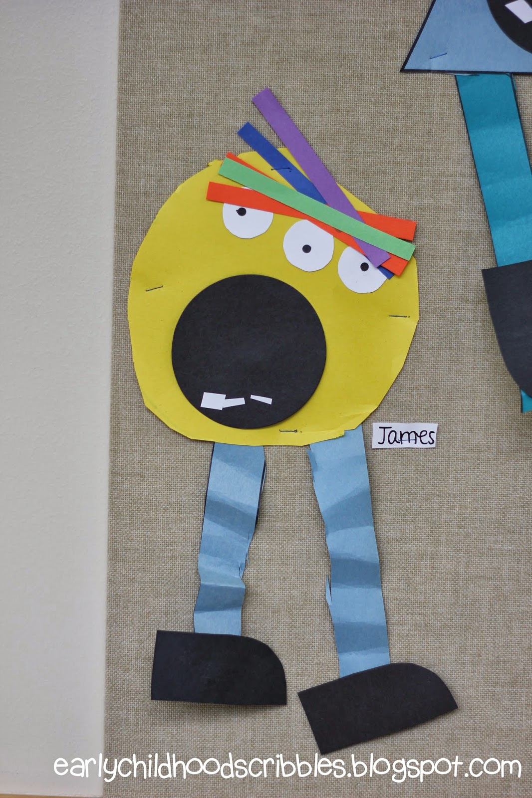 Early Childhood Scribbles: Shape Monster Glyph