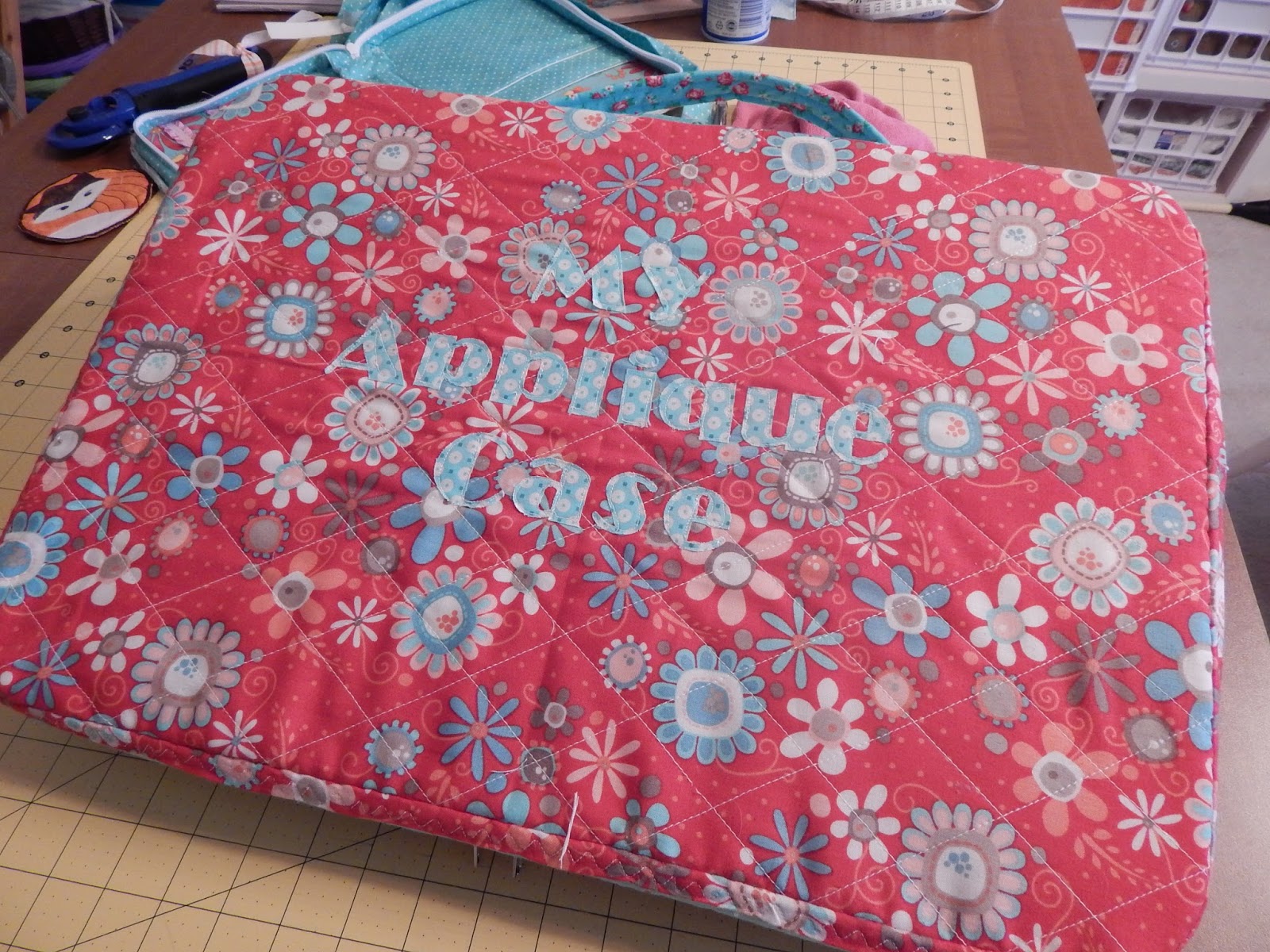 She's just a girl who creates...: My Applique Case