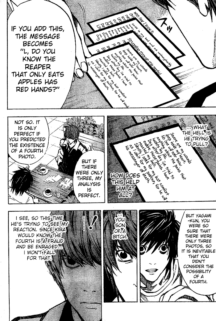 Anime In The Heart Blog: Anime Manga : Death Note Chapter #021 REVERSE ...