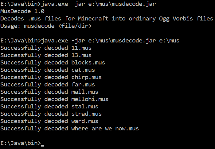 Decoding Minecraft MUS files - Petros Kyladitis