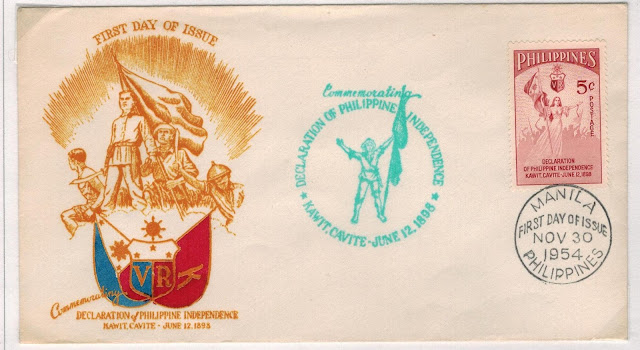 Philippine Republic Stamps : 1954 56th Anniversary of the Declaration ...