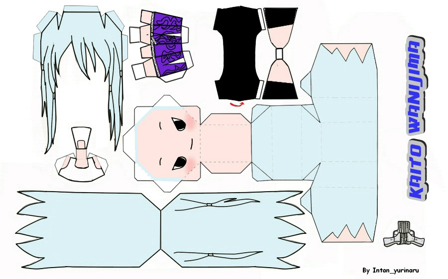 Akito Shion: Air Gear Chibi Papercraft Part 2