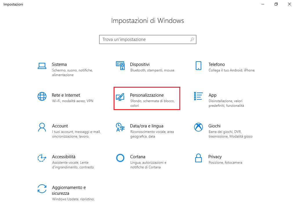 Information Technology: Windows 10: Impostare lo screen saver